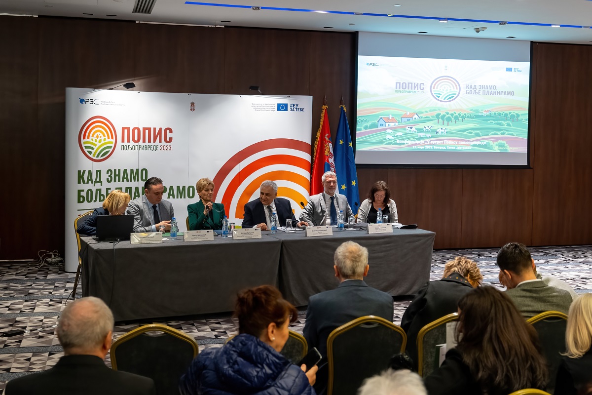 Konferencija U susret Popisu poljoprivrede 2023. | Republički zavod za statistiku Srbije